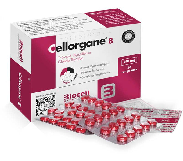 CELLORGANE F8 G4 60 CAPS// TIROIDES